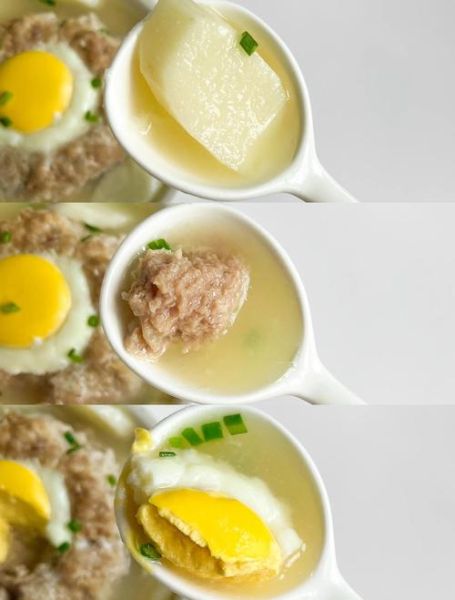 三鲜汤鸡蛋糕怎么做_家常做法步骤详解-第2张图片-山城妙识