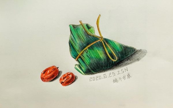 端午节彩铅画怎么画_端午节彩铅素材哪里找-第1张图片-山城妙识