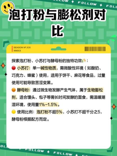 膨松剂和泡打粉的区别_哪个更健康-第1张图片-山城妙识