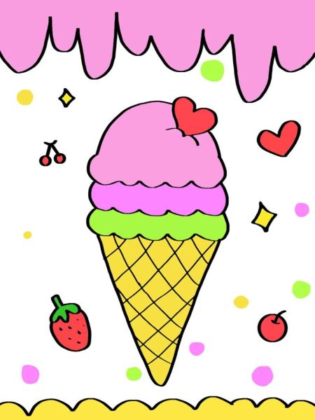 冰淇淋甜筒卡通图片_如何画可爱甜筒-第1张图片-山城妙识 冰淇淋甜筒卡通图片_如何画可爱甜筒-第1张图片-山城妙识