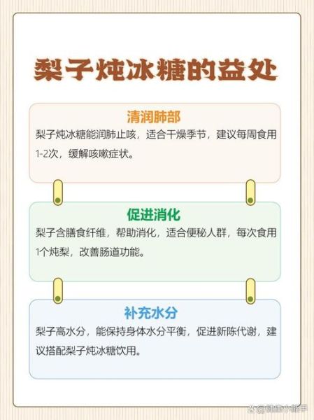 炖梨子的功效与作用_炖梨子适合什么人吃-第2张图片-山城妙识