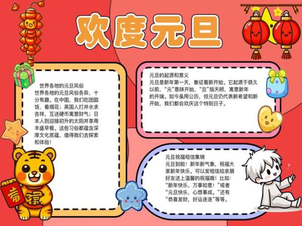 1年级元旦手抄报怎么做_元旦手抄报内容写什么-第1张图片-山城妙识 1年级元旦手抄报怎么做_元旦手抄报内容写什么-第1张图片-山城妙识