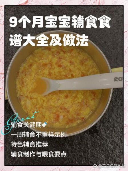 九个月宝宝辅食吃什么_一天吃几顿-第1张图片-山城妙识