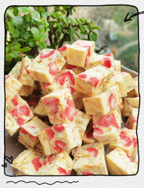 草莓雪花酥怎么做_雪花酥为什么硬-第1张图片-山城妙识 草莓雪花酥怎么做_雪花酥为什么硬-第1张图片-山城妙识