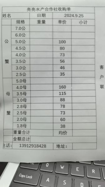 江苏螃蟹价格最新行情_2024年多少钱一斤-第2张图片-山城妙识