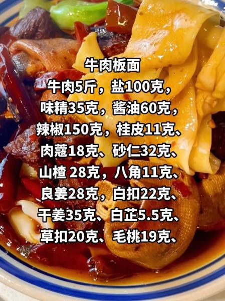 安徽板面配料秘方_正宗做法怎么调-第1张图片-山城妙识