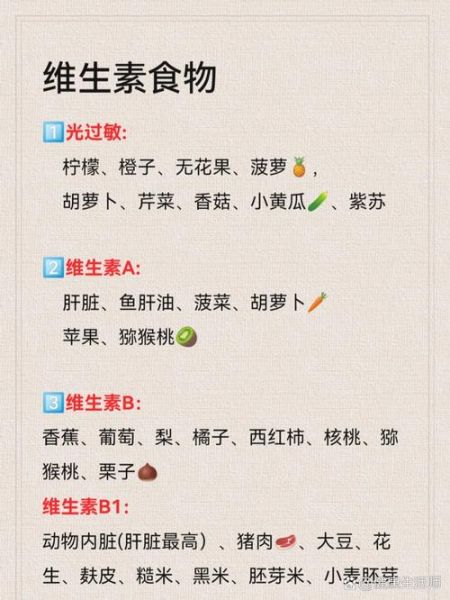 含维生素的食物有哪些_哪些食物维生素最丰富-第1张图片-山城妙识 含维生素的食物有哪些_哪些食物维生素最丰富-第1张图片-山城妙识