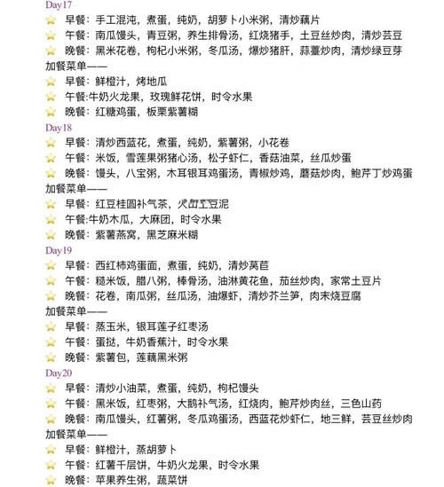 月子中心30天食谱_怎么吃最科学-第3张图片-山城妙识 月子中心30天食谱_怎么吃最科学-第3张图片-山城妙识