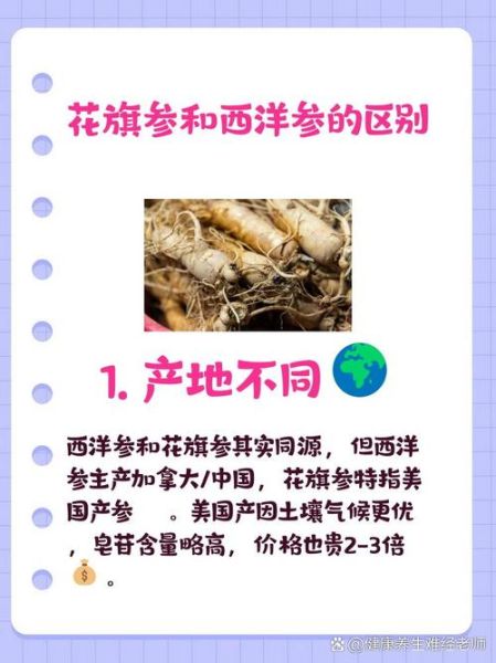 花旗参是西洋参吗_两者区别与功效-第2张图片-山城妙识 花旗参是西洋参吗_两者区别与功效-第2张图片-山城妙识