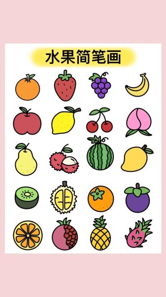 水果画画图片大全_适合临摹的素材有哪些-第2张图片-山城妙识