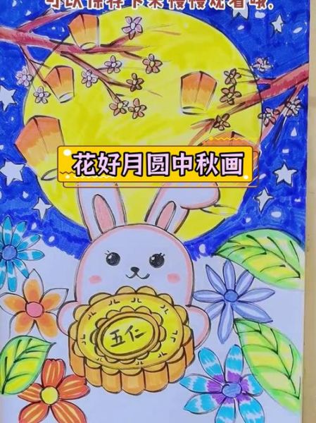中秋节儿童画怎么画简单_中秋节图片儿童画教程-第1张图片-山城妙识 中秋节儿童画怎么画简单_中秋节图片儿童画教程-第1张图片-山城妙识