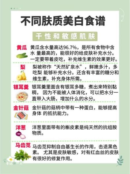 美白食谱有哪些_美白食谱多久见效-第3张图片-山城妙识 美白食谱有哪些_美白食谱多久见效-第3张图片-山城妙识