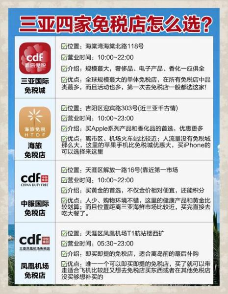 三亚免税店在哪里_三亚免税店怎么买最划算-第2张图片-山城妙识