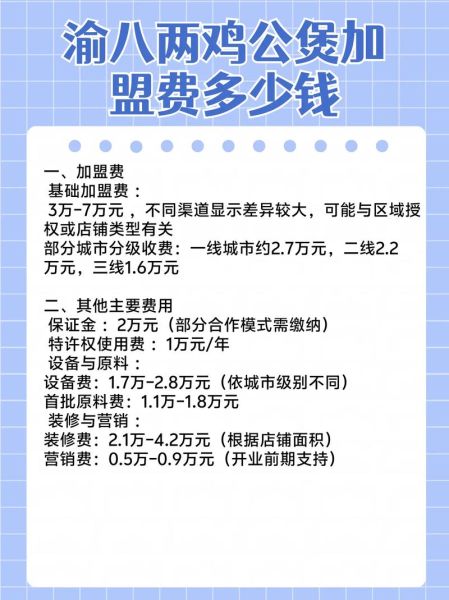 开个鸡公煲店多少钱_鸡公煲加盟费用明细-第2张图片-山城妙识