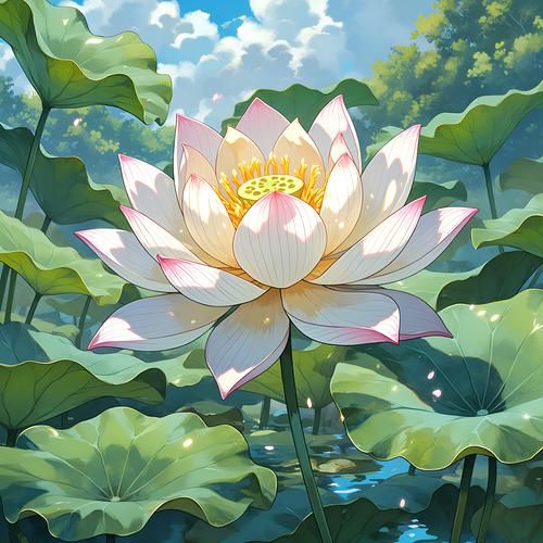 花开富贵头像荷花闺蜜_如何选图才显高级-第1张图片-山城妙识