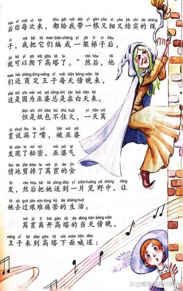 莴苣公主是哪个童话故事_莴苣公主的故事梗概-第1张图片-山城妙识