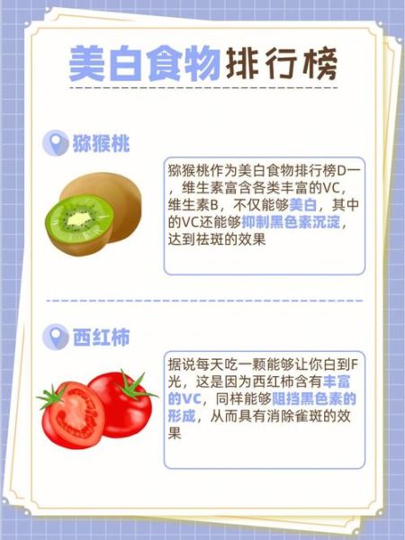 吃什么食物美白皮肤最有效_美白食物排行榜-第1张图片-山城妙识