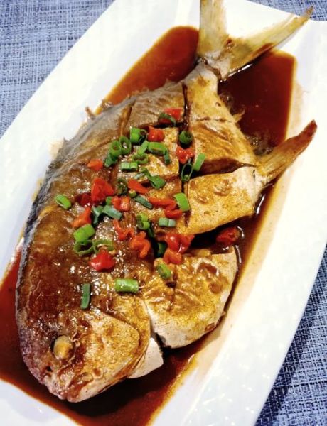 红烧大鲳鱼怎么做好吃_红烧大鲳鱼的家常做法-第1张图片-山城妙识