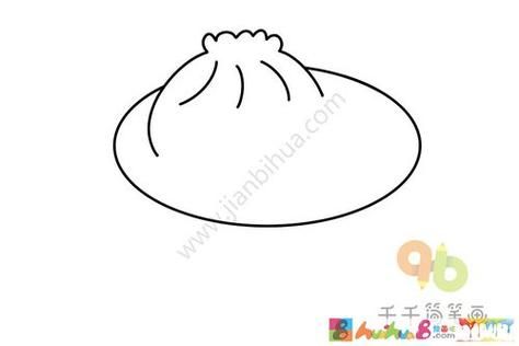 小笼包简笔画怎么画_小笼包图片简笔画教程-第2张图片-山城妙识 小笼包简笔画怎么画_小笼包图片简笔画教程-第2张图片-山城妙识