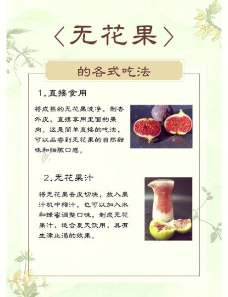 无花果的功效与作用_无花果怎么吃最营养-第1张图片-山城妙识