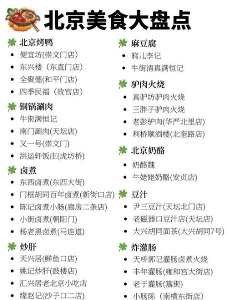 北京有什么特色小吃_北京必吃美食排行榜-第1张图片-山城妙识