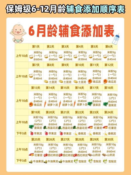 六个月宝宝辅食时间表_辅食添加顺序-第3张图片-山城妙识 六个月宝宝辅食时间表_辅食添加顺序-第3张图片-山城妙识