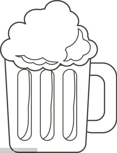啤酒杯简笔画怎么画_啤酒杯简笔画教程-第1张图片-山城妙识 啤酒杯简笔画怎么画_啤酒杯简笔画教程-第1张图片-山城妙识