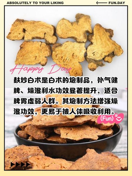 炒白术和生白术的区别_用错了会怎样-第2张图片-山城妙识 炒白术和生白术的区别_用错了会怎样-第2张图片-山城妙识