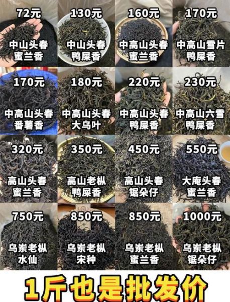 凤凰单丛茶多少钱一斤_正宗产地价格表-第1张图片-山城妙识