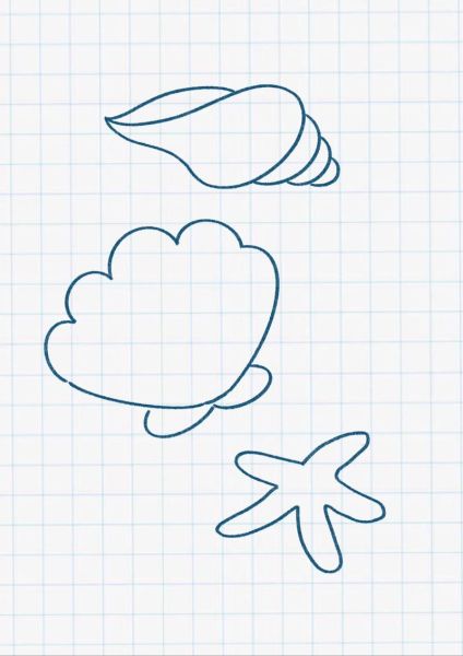 海星简笔画怎么画_海星简笔画步骤-第2张图片-山城妙识