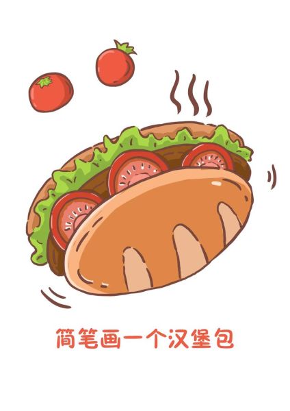卡通汉堡包怎么做_卡通汉堡包简笔画教程-第1张图片-山城妙识 卡通汉堡包怎么做_卡通汉堡包简笔画教程-第1张图片-山城妙识