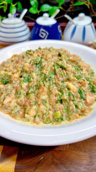 荠菜猪肉馅儿怎么调_荠菜猪肉馅儿放什么调料-第3张图片-山城妙识