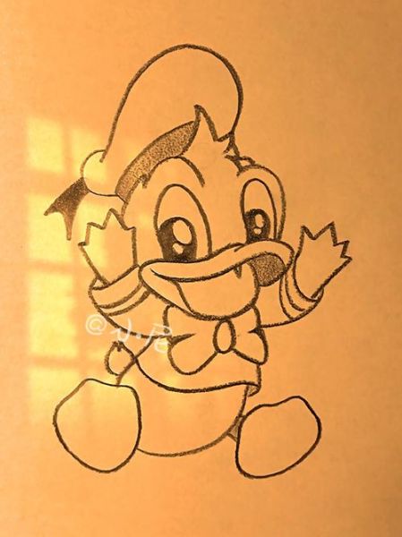 唐老鸭简笔画怎么画_唐老鸭简笔画步骤-第2张图片-山城妙识 唐老鸭简笔画怎么画_唐老鸭简笔画步骤-第2张图片-山城妙识