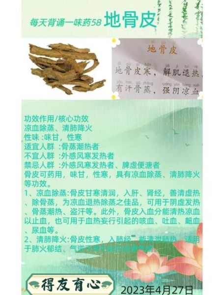 地骨皮的功效与作用_地骨皮有哪些禁忌-第1张图片-山城妙识