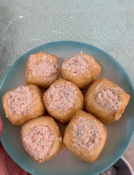 糯米酿豆腐泡的做法_豆腐泡怎么酿糯米-第1张图片-山城妙识