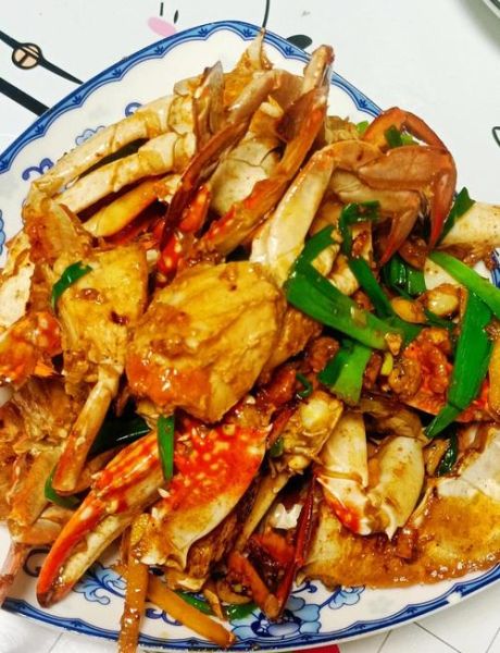 姜葱炒螃蟹怎么做_姜葱炒螃蟹用哪种螃蟹-第1张图片-山城妙识