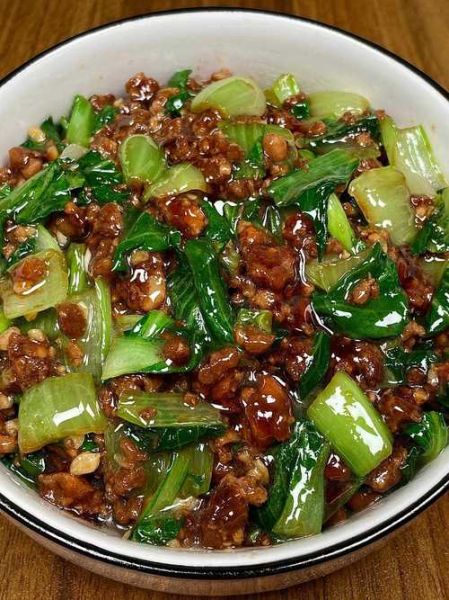 肉末小白菜怎么炒好吃_肉末小白菜家常做法-第1张图片-山城妙识 肉末小白菜怎么炒好吃_肉末小白菜家常做法-第1张图片-山城妙识