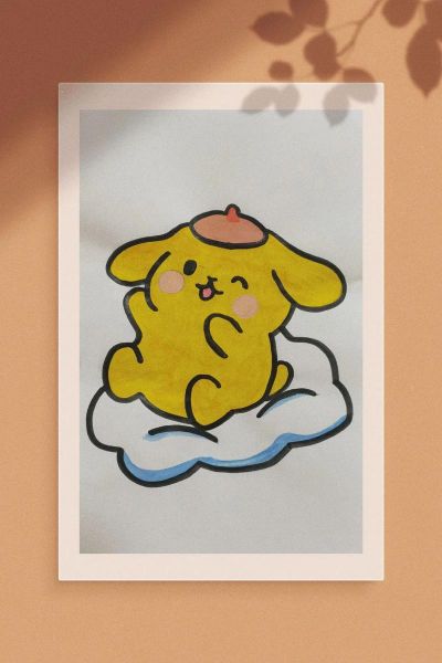 布丁简笔画怎么画_布丁简笔画步骤-第2张图片-山城妙识