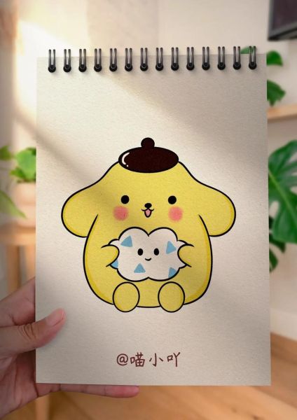 布丁简笔画怎么画_布丁简笔画步骤-第3张图片-山城妙识