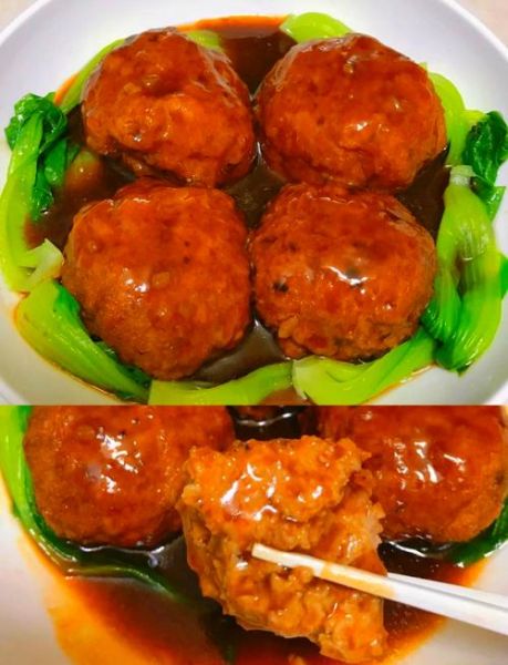 狮子头怎么做才松软_红烧狮子头家常做法-第2张图片-山城妙识