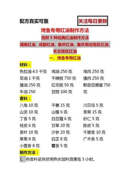 正宗红油怎么做_四川红油配方比例-第2张图片-山城妙识