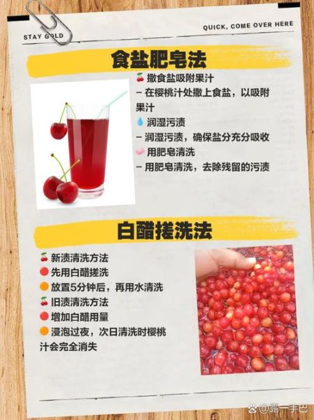 樱桃汁怎么洗掉_樱桃汁弄到衣服上怎么办-第1张图片-山城妙识 樱桃汁怎么洗掉_樱桃汁弄到衣服上怎么办-第1张图片-山城妙识