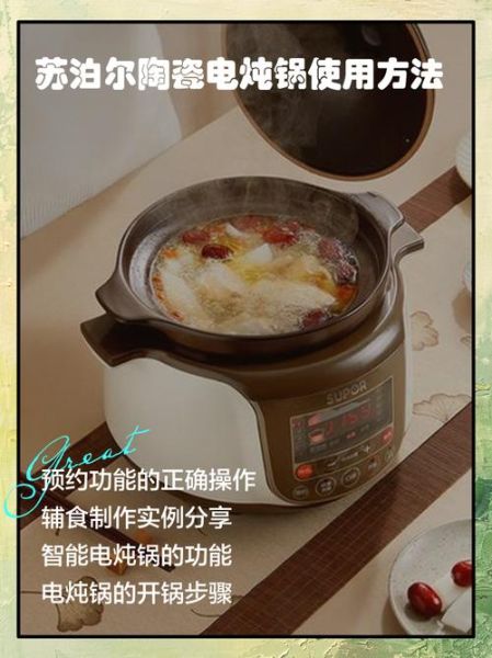 苏泊尔电炖锅怎么用_第一次用要注意什么-第2张图片-山城妙识 苏泊尔电炖锅怎么用_第一次用要注意什么-第2张图片-山城妙识